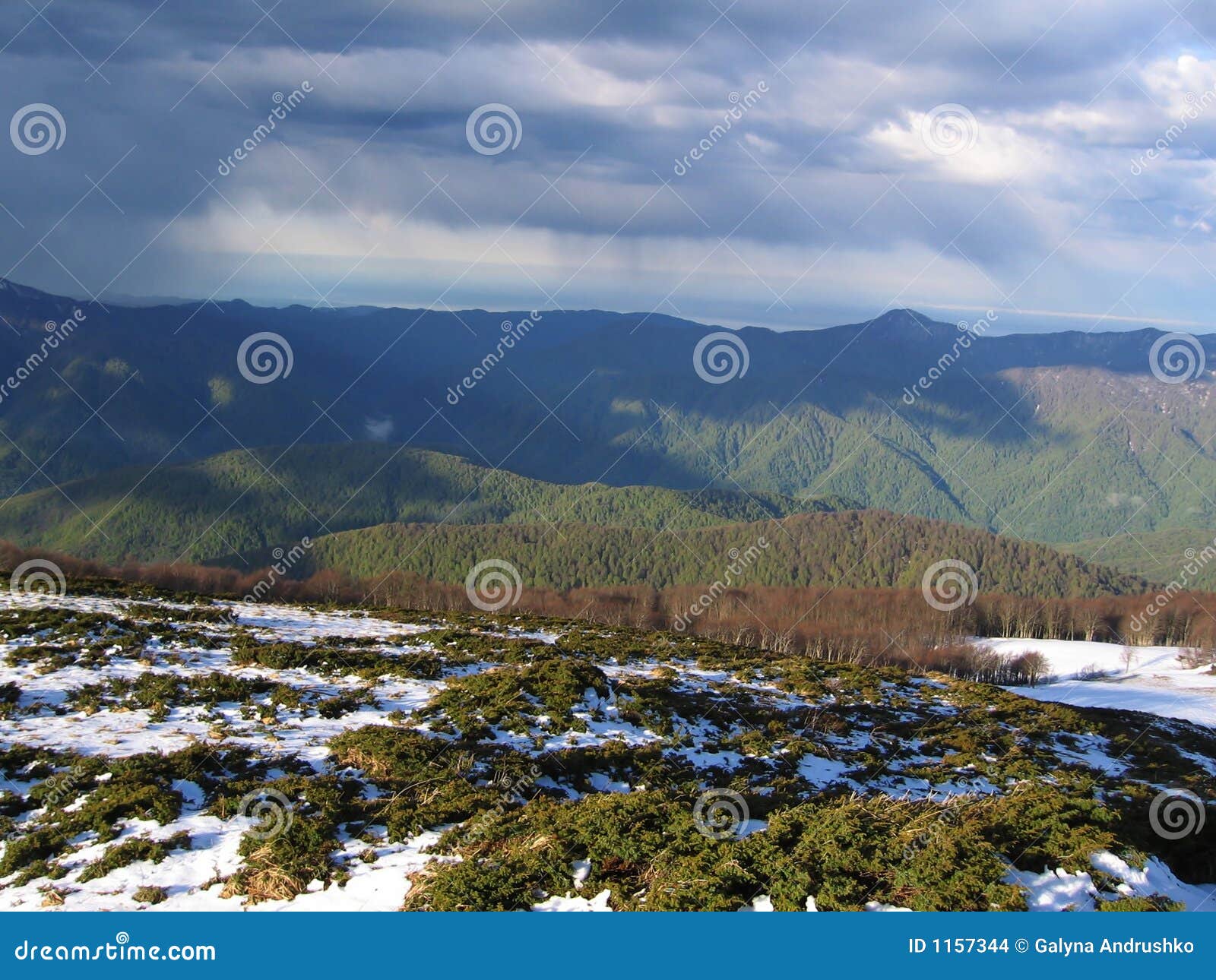 Spring in the mountain stock photo. Image of beautiful - 1157344
