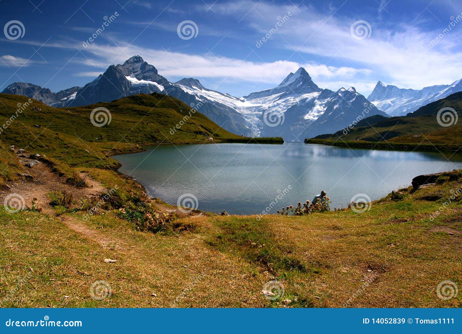 Spring mountain stock image. Image of hike, idyllic, grass - 14052839