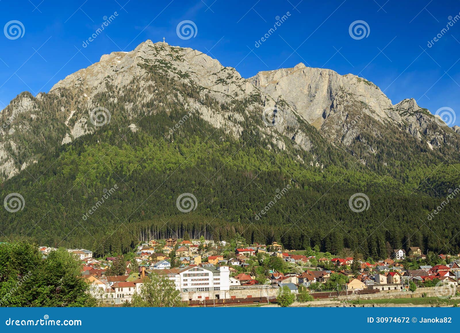 Spring Mountain Landscape,Bucegi Mountain,Carpathians,Romania Stock ...
