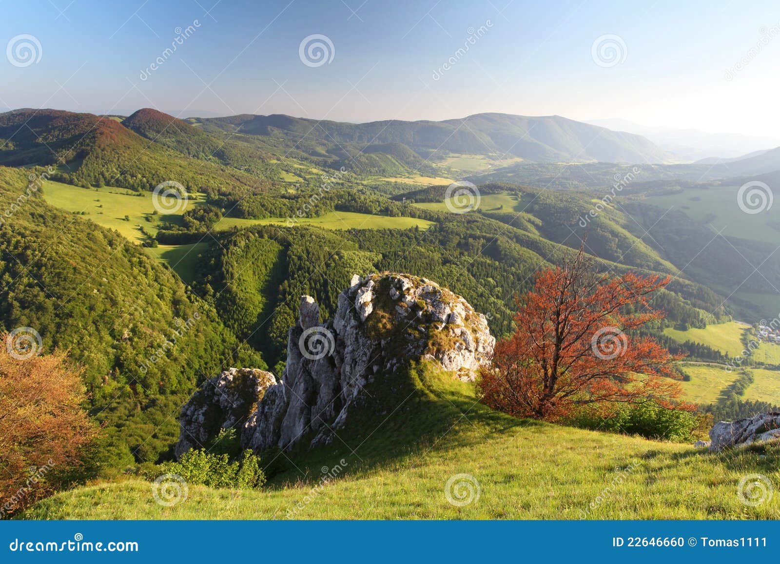 Spring Mountain in Slovakia Stock Photo - Image of highlands, beautiful ...