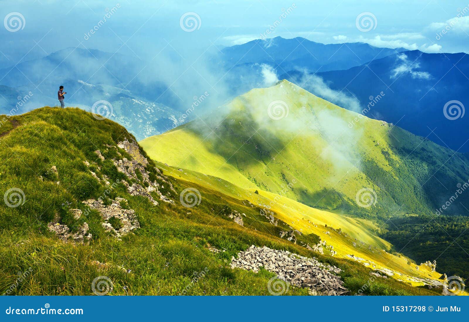Spring mountains landscape stock photo. Image of outdoor - 15317298