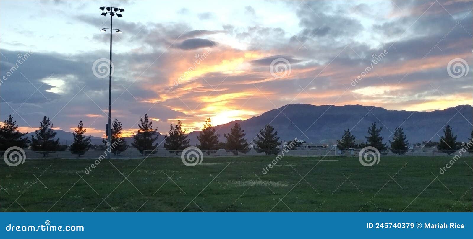 Spring Nevada Desert Sunset Stock Image - Image of hill, prairie: 245740379