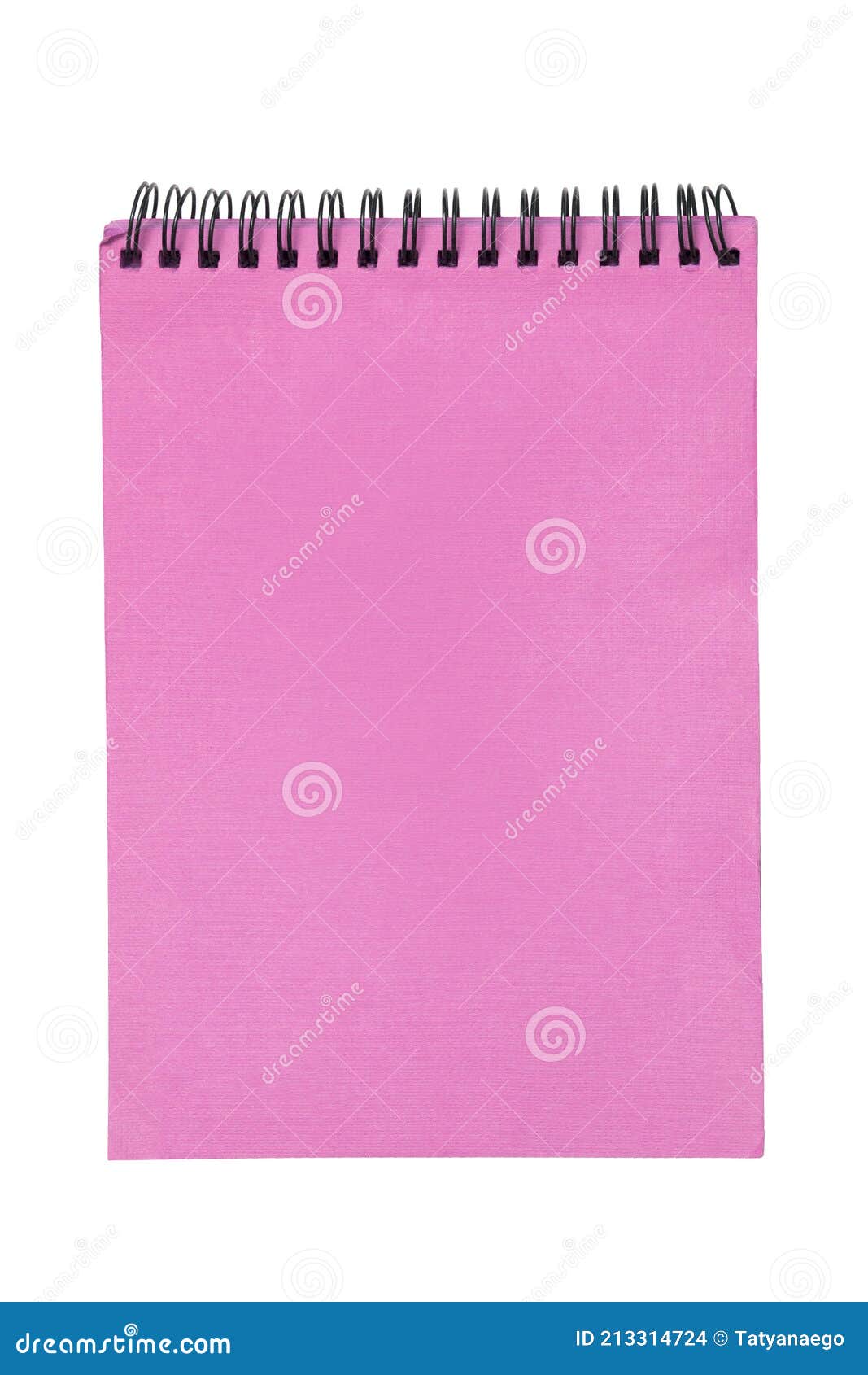 Spring notepad isolated stock photo. Image of cover - 213314724