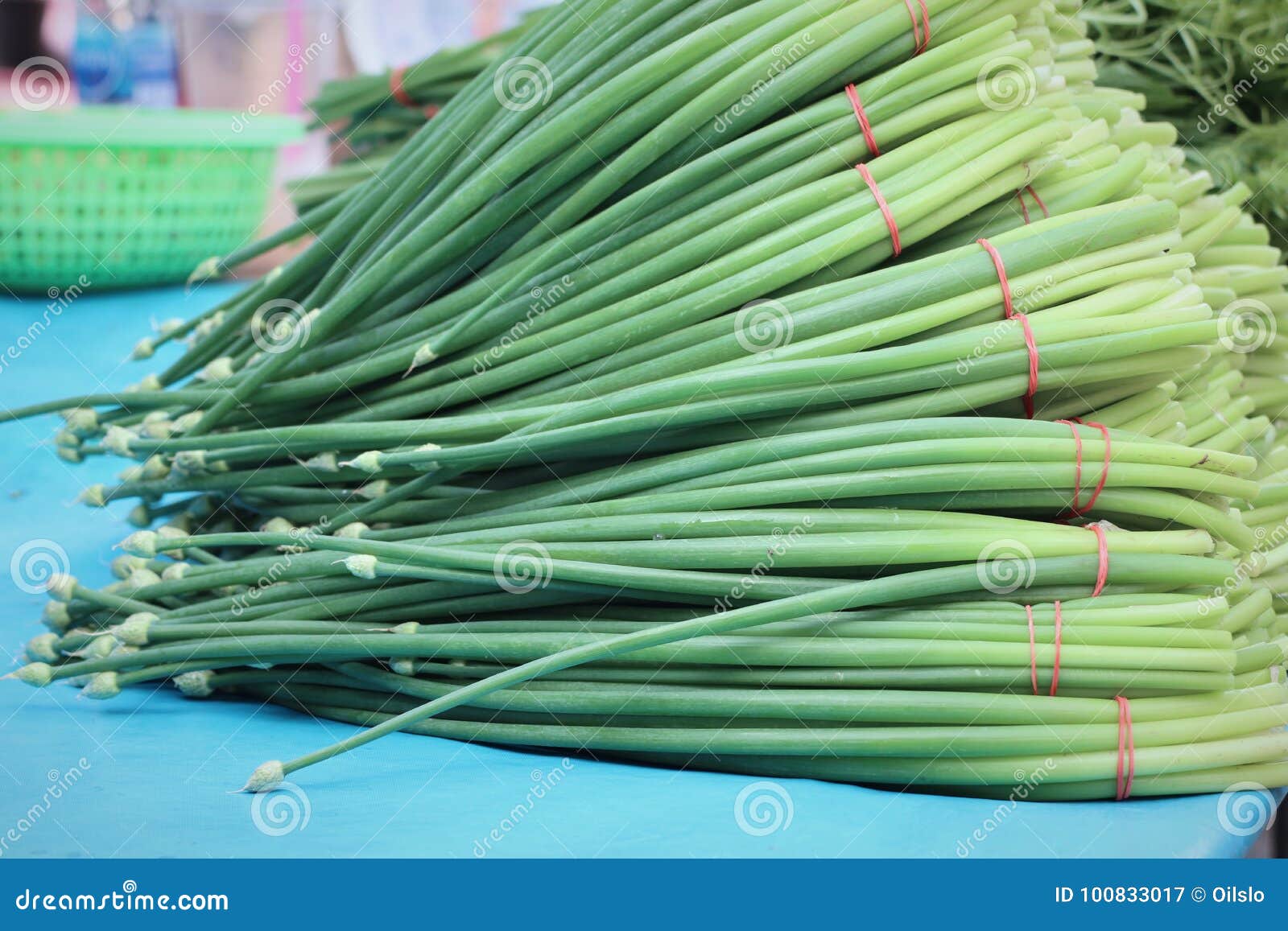 Spring onion flower stock image. Image of ingredient - 100833017