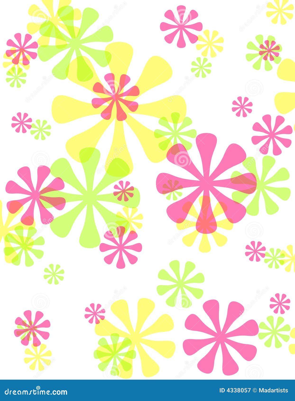 Spring Retro Background Flowers Stock Illustrations – 148,611 Spring ...