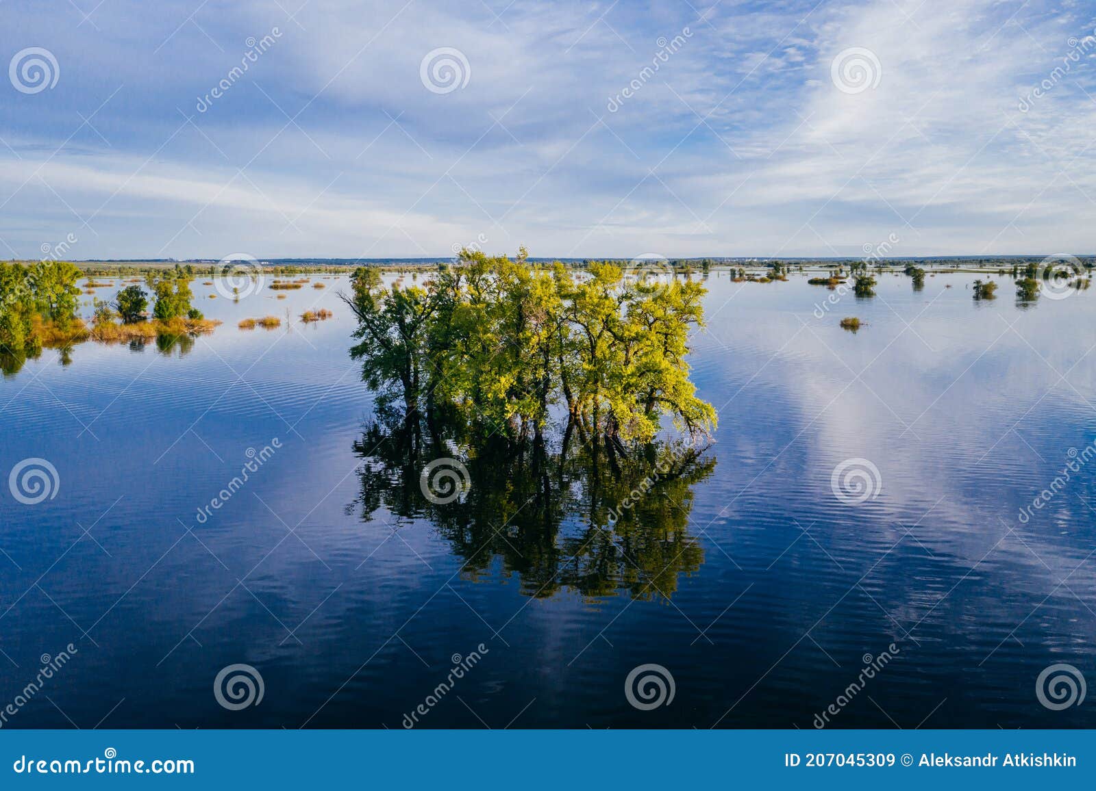 Spring overflow landscape stock image. Image of landscape - 207045309