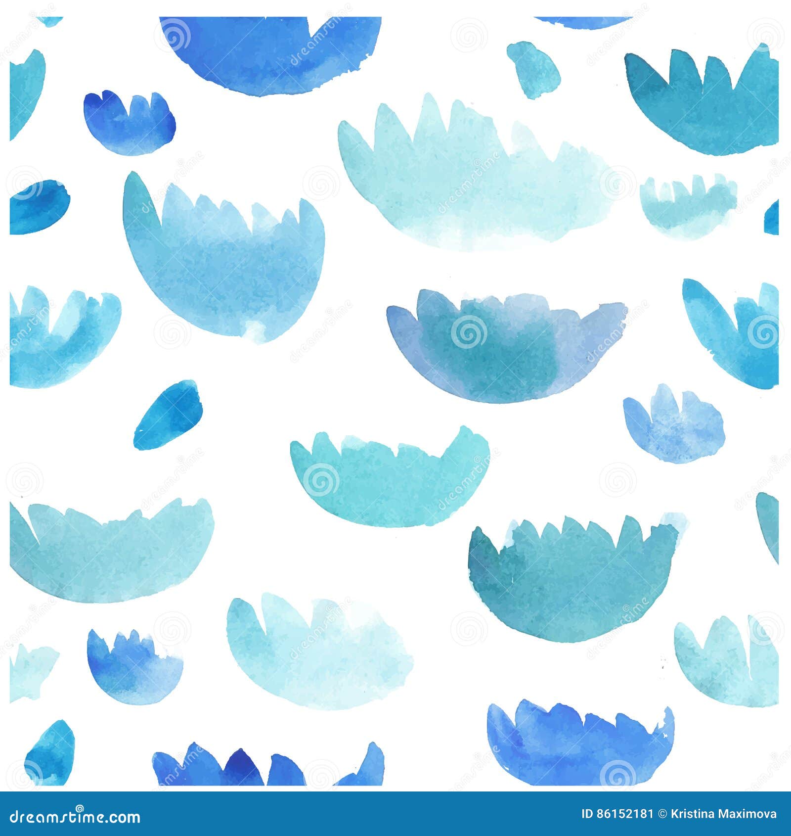 Spring Pattern. Watercolor Texture. Stock Vector - Illustration of ...