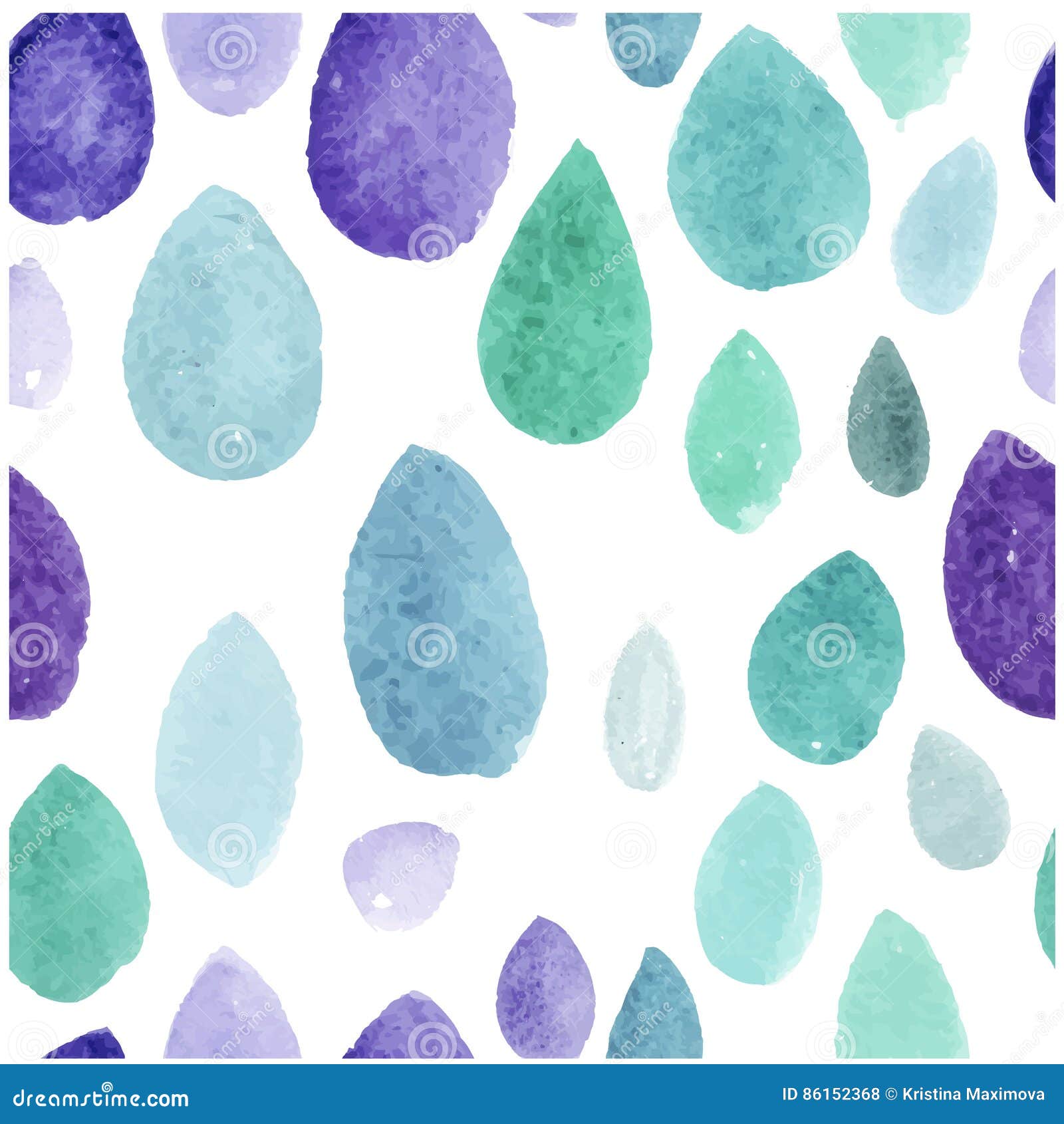 Spring Pattern. Watercolor Texture. Stock Vector - Illustration of ...