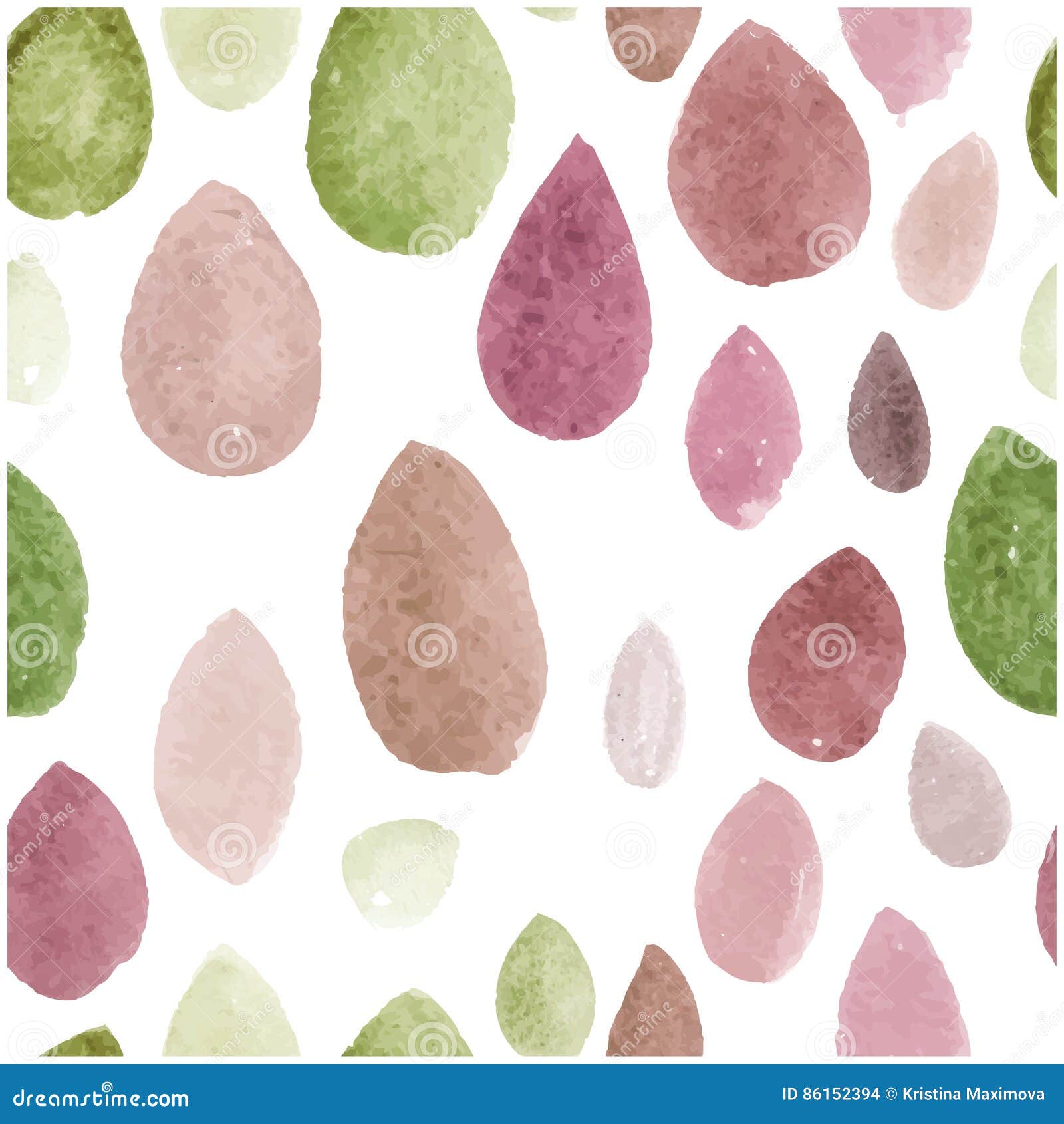 Spring Pattern. Watercolor Texture. Stock Vector - Illustration of ...