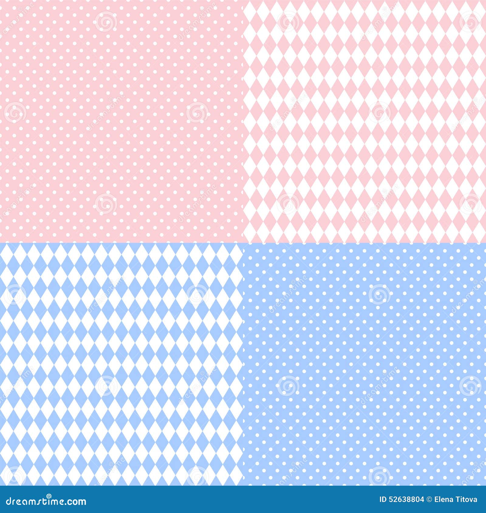 Spring patterns stock vector. Illustration of wallpaper - 52638804