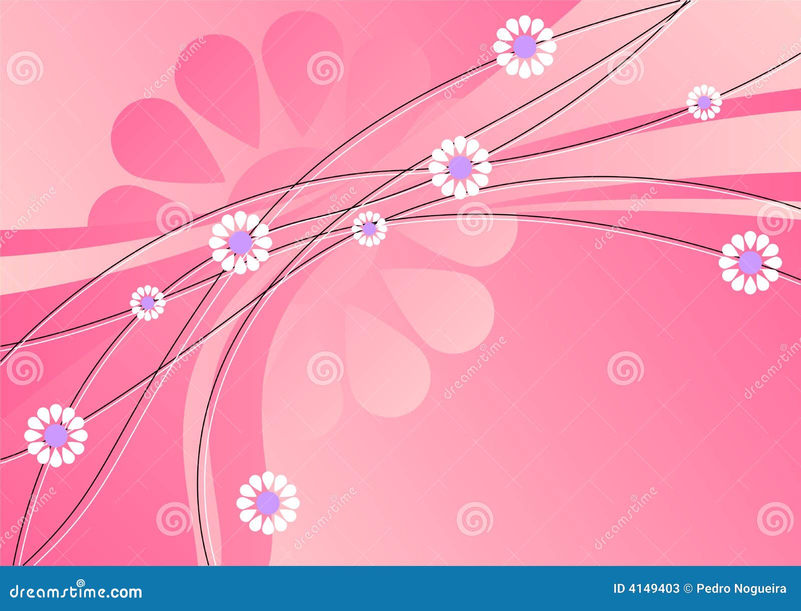 Spring pink background stock vector. Illustration of abstract - 4149403