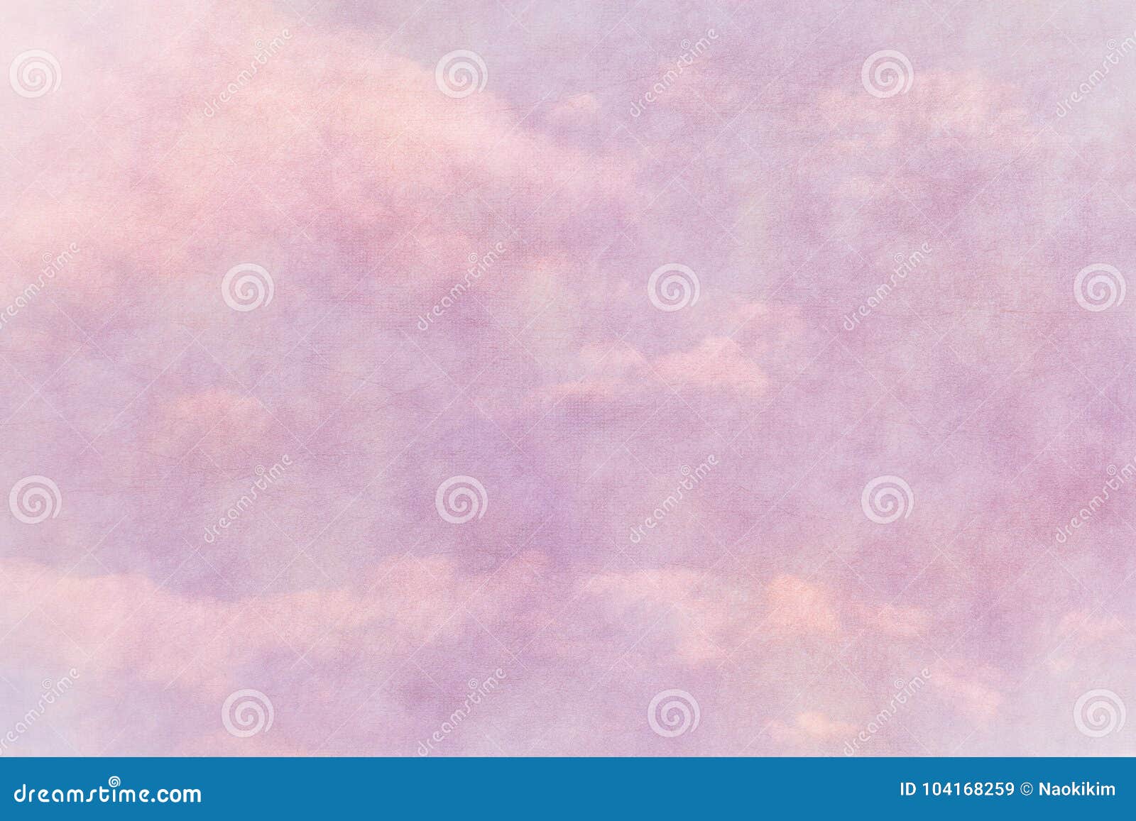 Spring Pink Paper Texture with Cloudy Blue Sky Stock Image - Image of ...