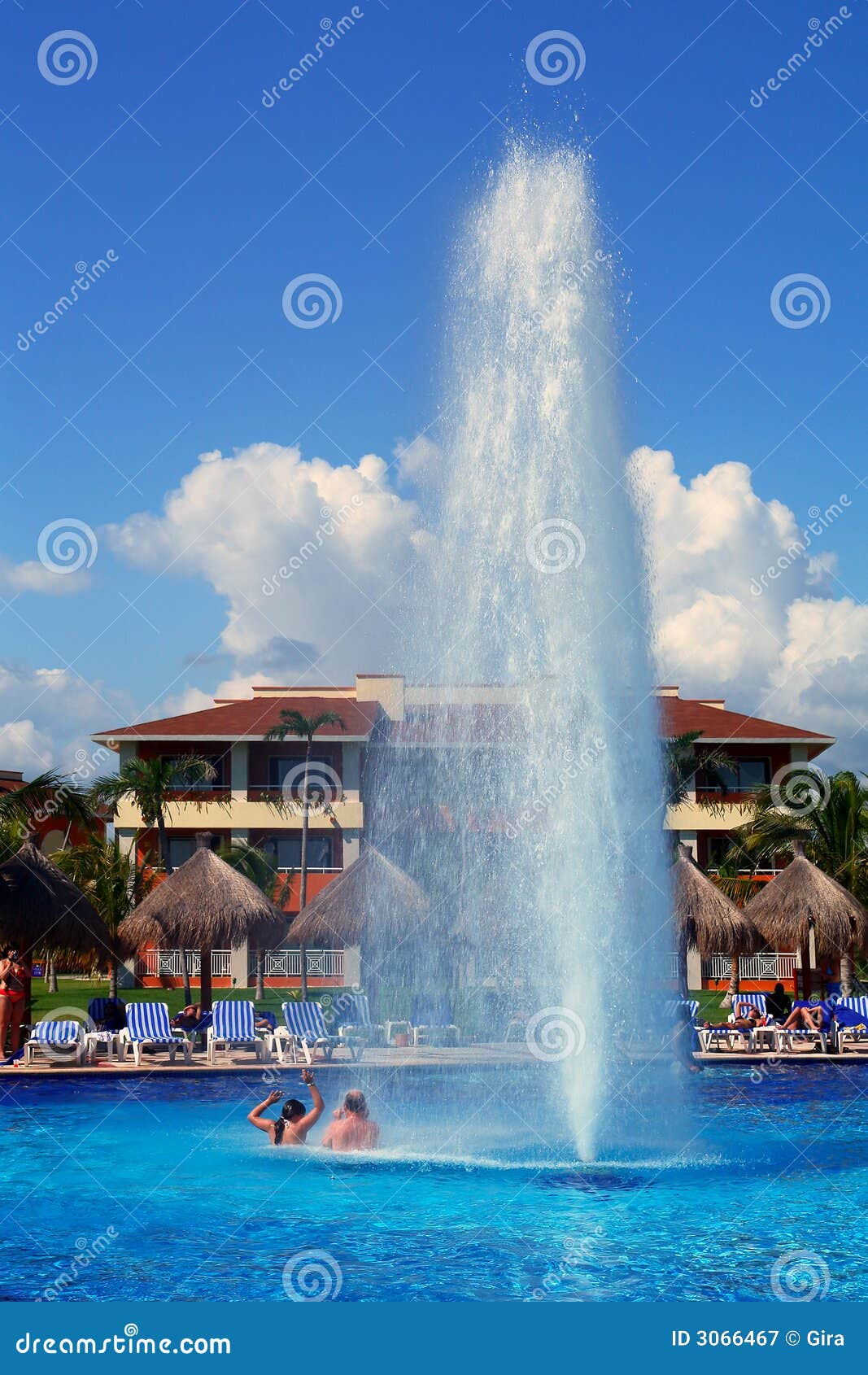 Spring pool stock image. Image of water, swimming, vacations - 3066467