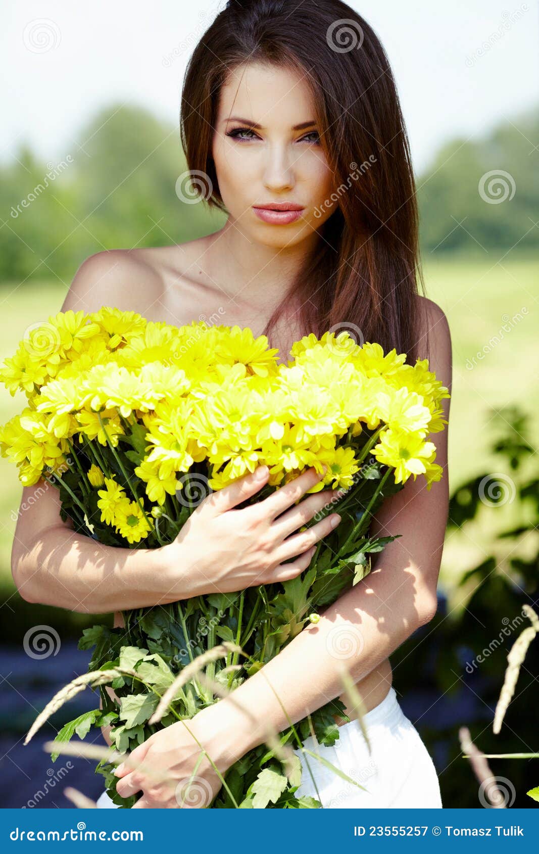 Spring portrait stock image. Image of isolated, adult - 23555257