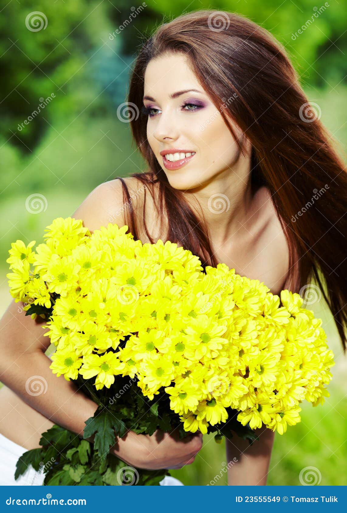 Spring portrait stock image. Image of gorgeous, beautiful - 23555549