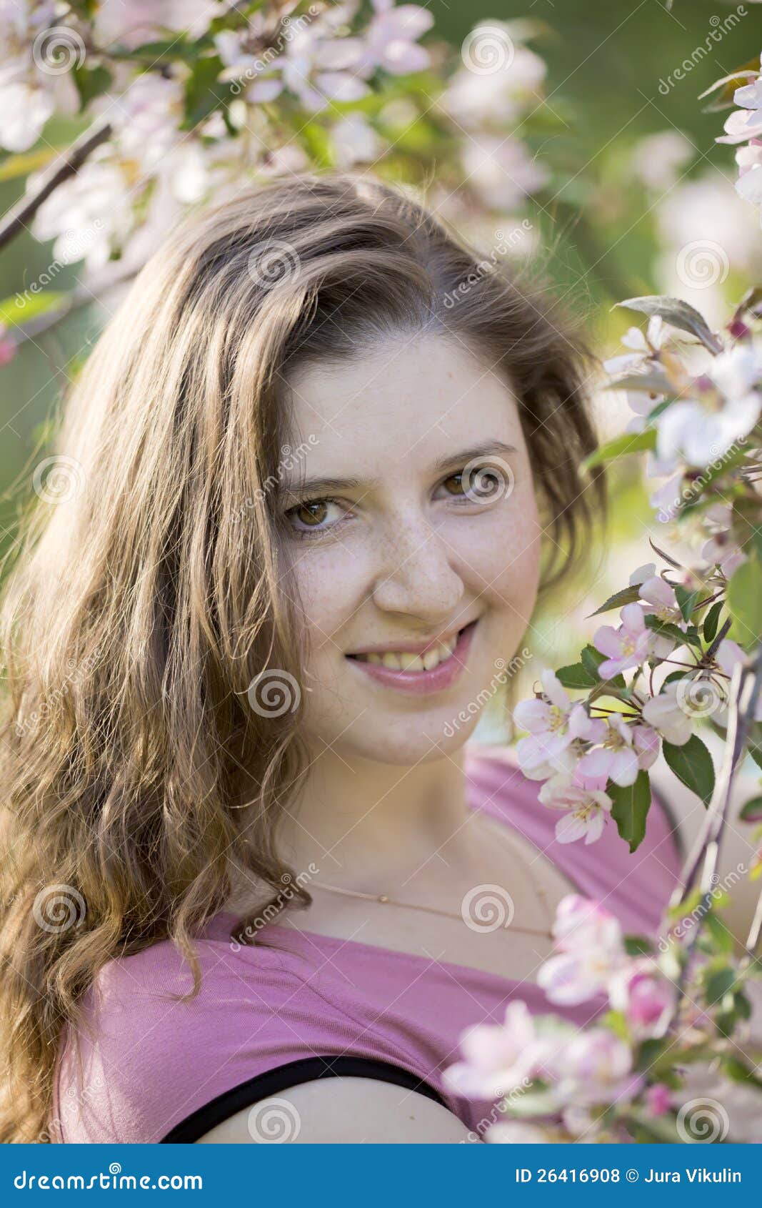Spring portrait stock photo. Image of pleasure, beauty - 26416908