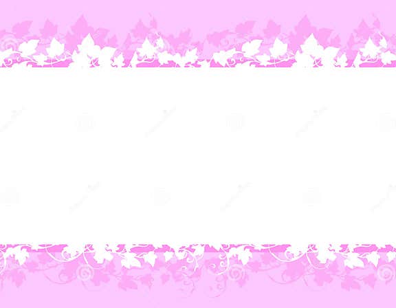 Spring Purple White Floral Vine Borders Stock Illustration ...