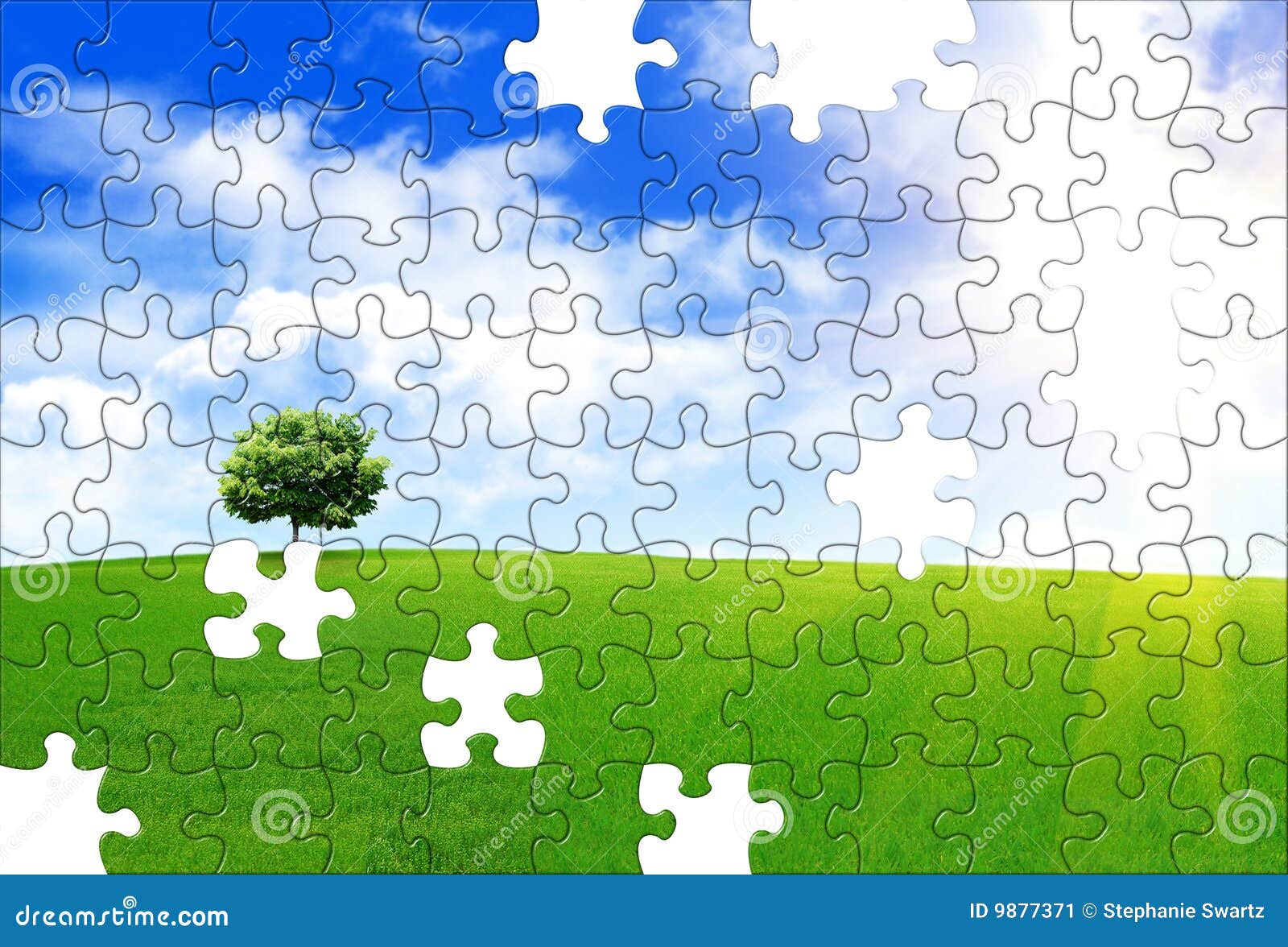 Spring puzzle stock image. Image of copyspace, outside - 9877371