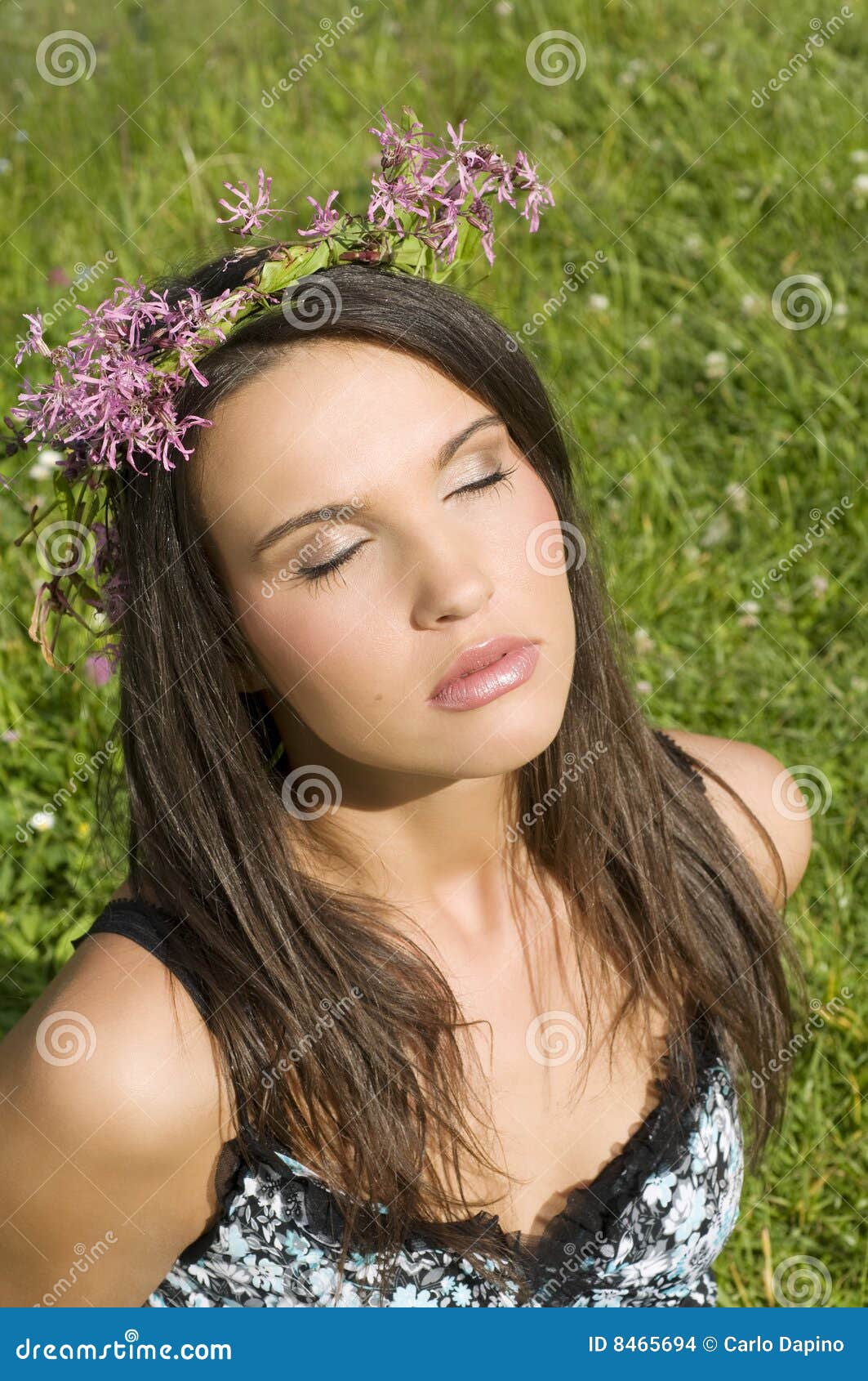 Spring queen stock photo. Image of outdoor, grass, calm - 8465694