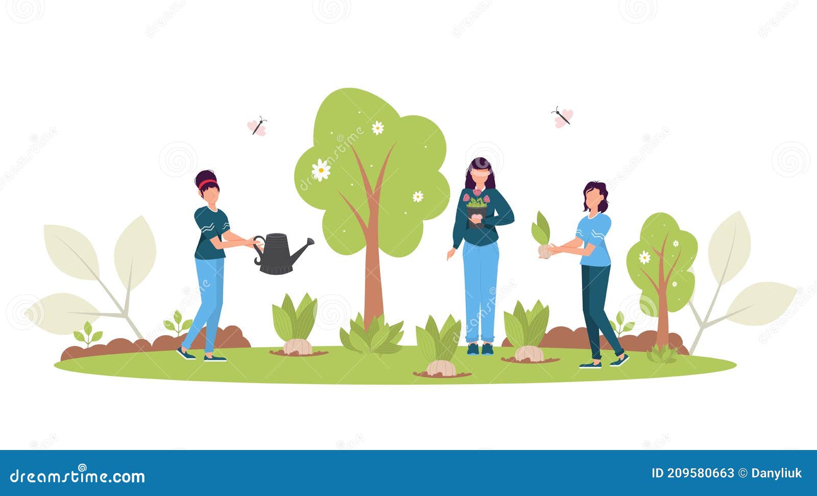 Spring Reforestation Concept. Forest Restoration, Reforestation ... Spring Reforestation Concept. Forest Restoration, Reforestation ...