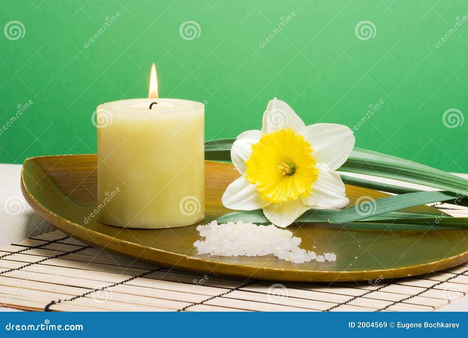 Spring relaxation spa set stock image. Image of flower - 2004569