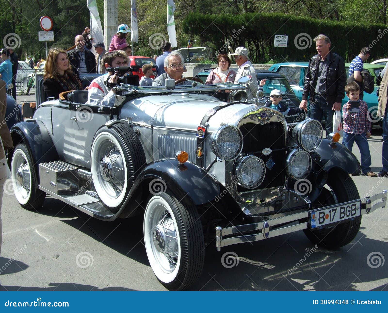 Spring Retro Parade editorial stock photo. Image of classic - 30994348