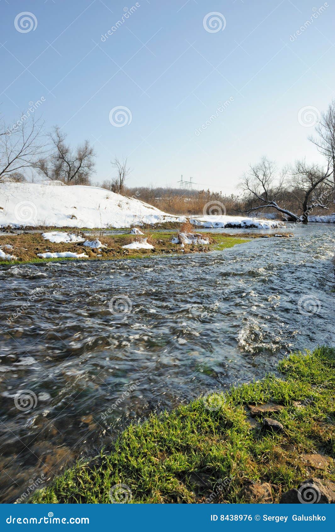 Spring river stock photo. Image of season, park, landscape - 8438976