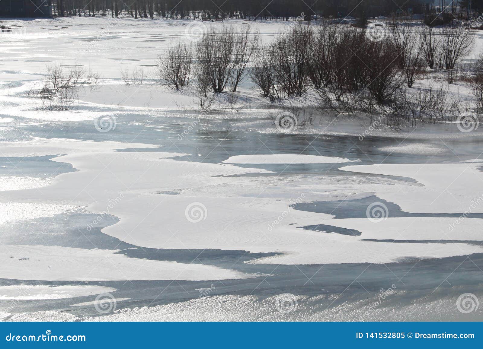 The spring on the river stock image. Image of river - 141532805