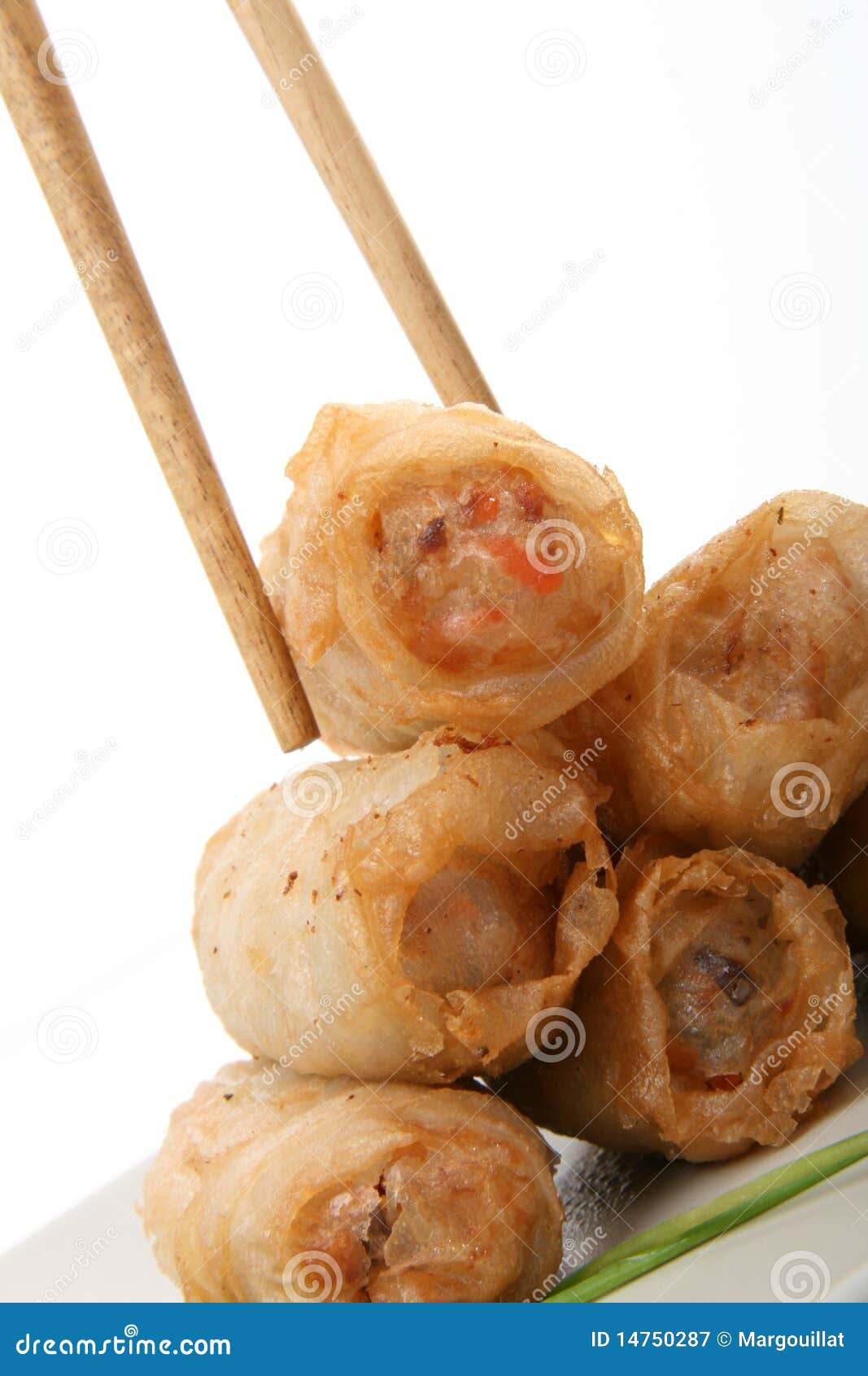 Spring roll stock image. Image of roll, vegetable, white - 14750287