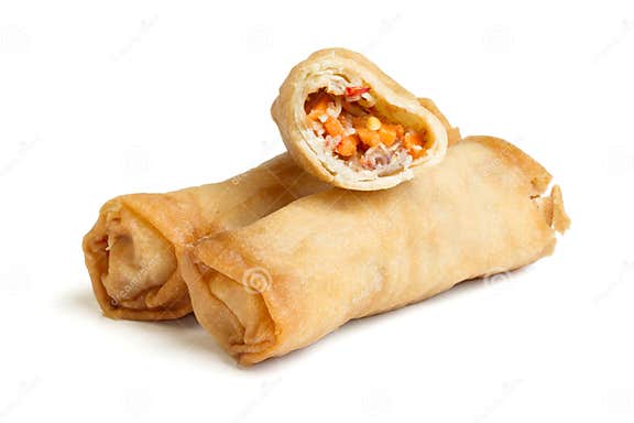 Spring Roll stock photo. Image of oriental, golden, culture - 19190786