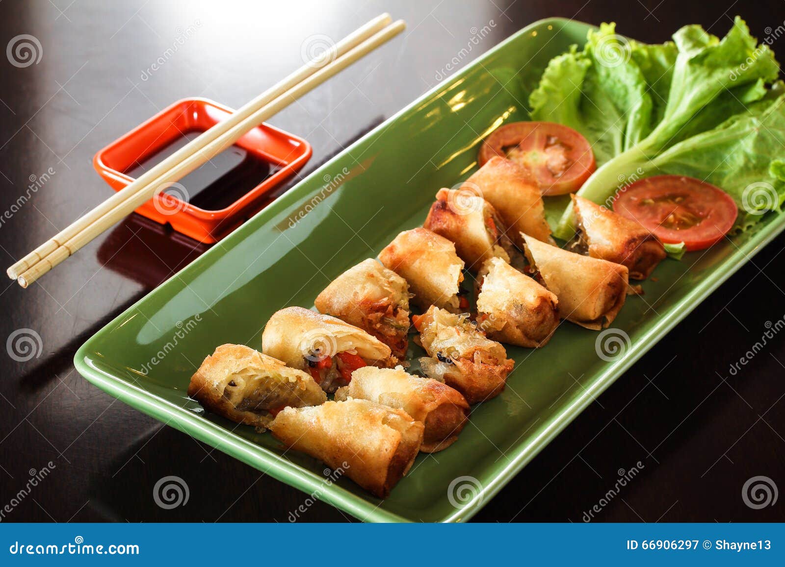 Spring roll food stock image. Image of dish, chinese - 66906297