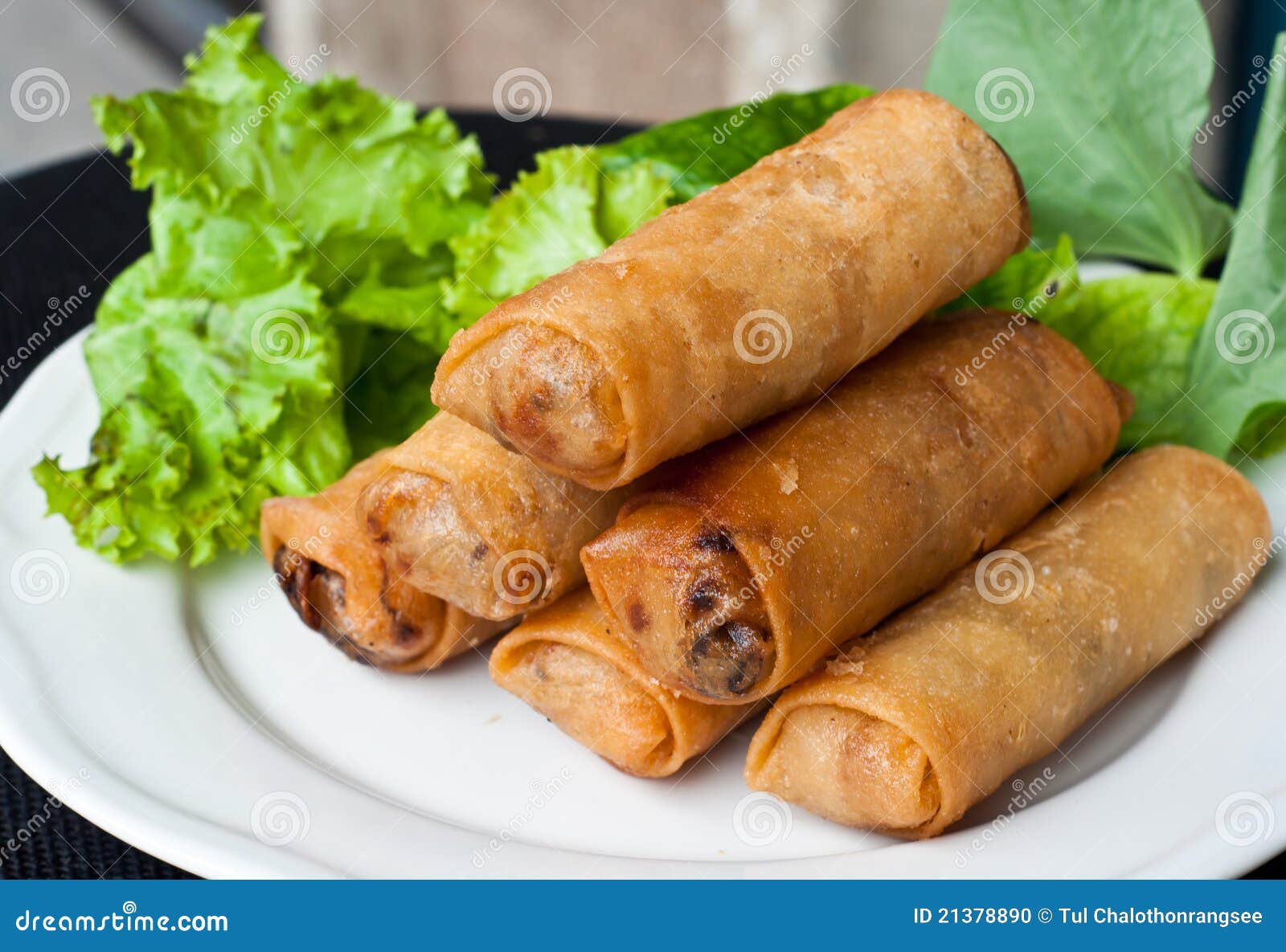 Spring rolls stock photo. Image of china, buffet, snack - 21378890
