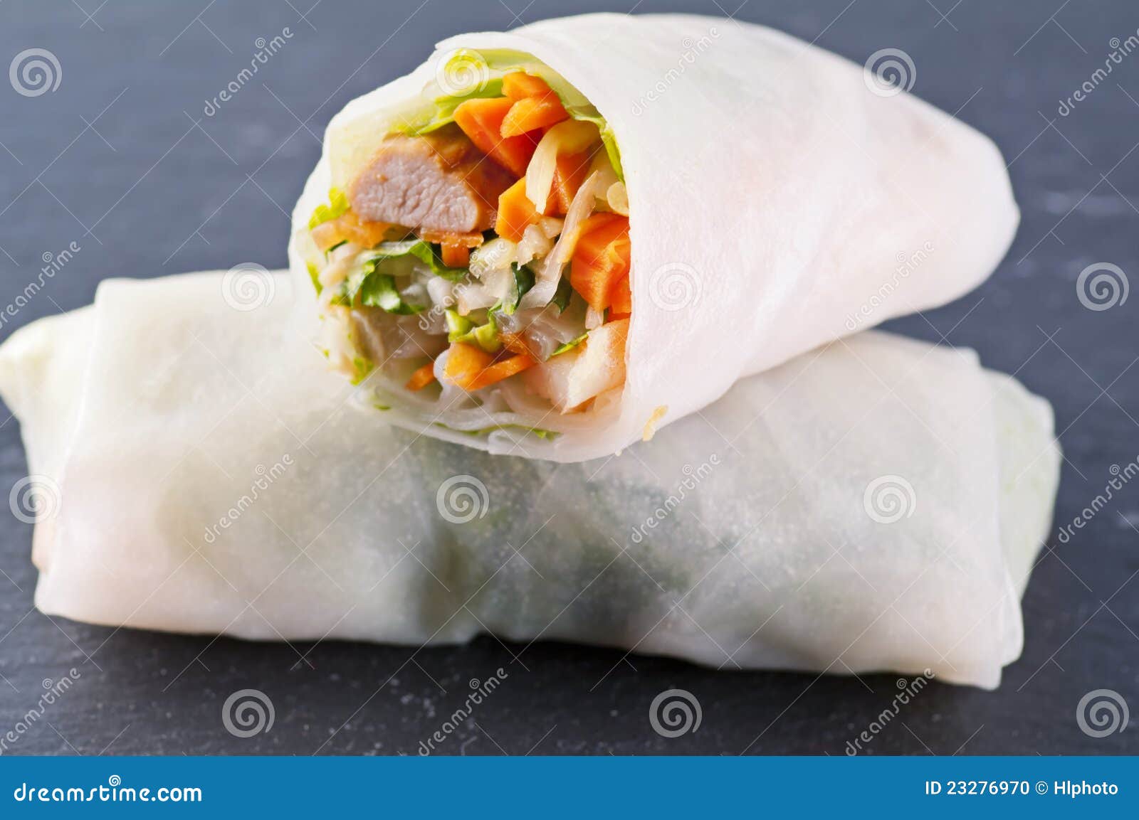 Spring rolls stock photo. Image of meal, filled, food - 23276970