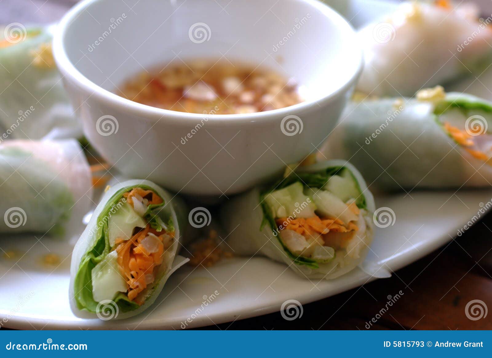 Spring Rolls stock image. Image of asian, asia, cuisine - 5815793