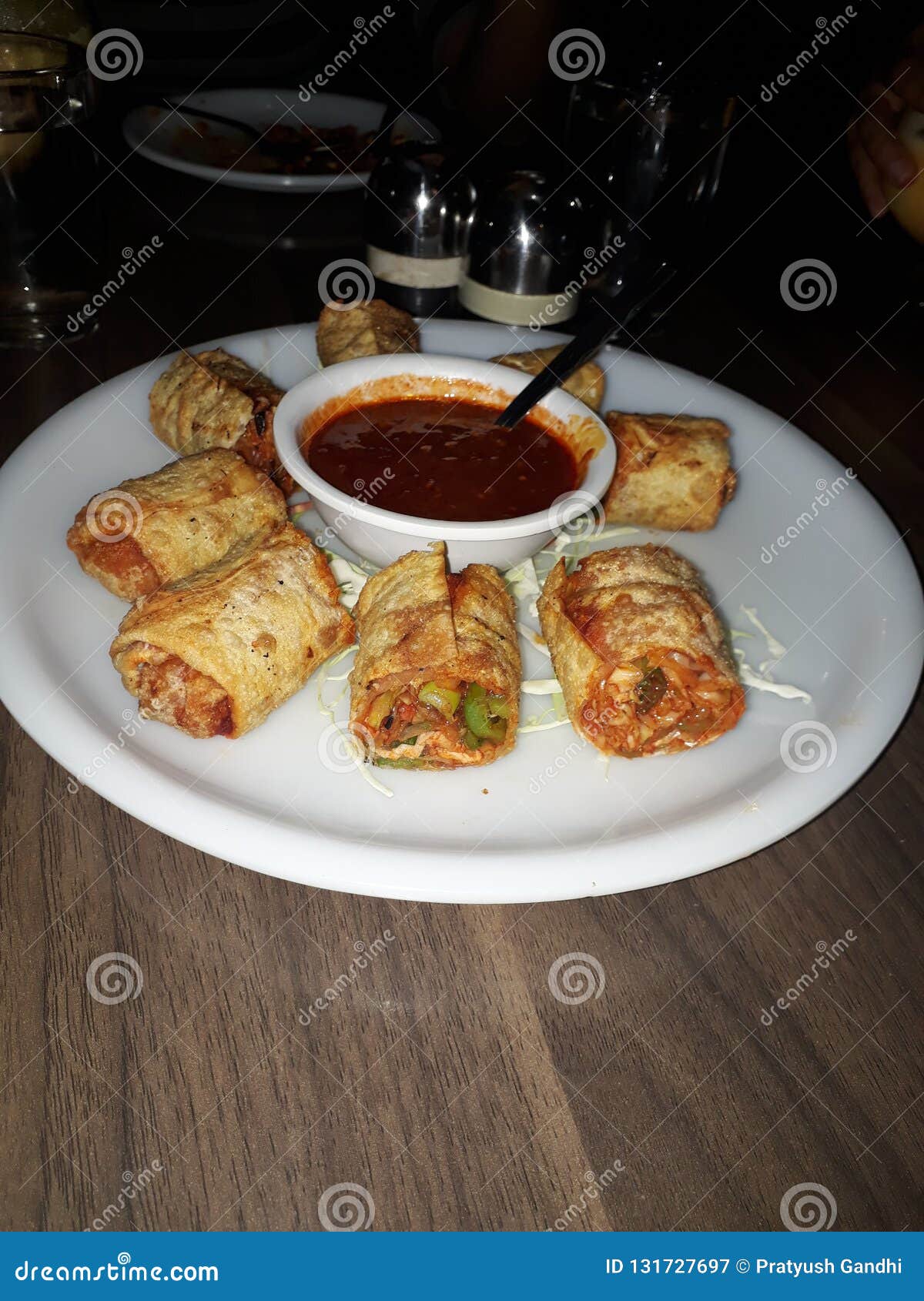 Spring rolls stock image. Image of spring, rolls, chinese - 131727697