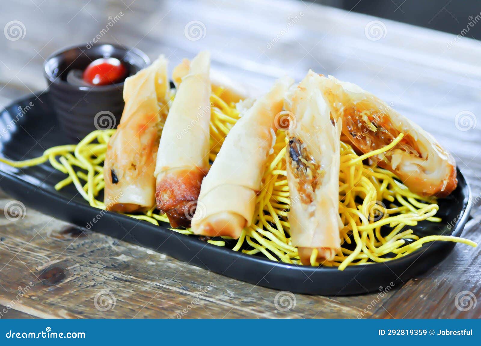 Spring Rolls, Deep Fried Rolls or Vermicelli Rolls or Deep Fried Spring ...