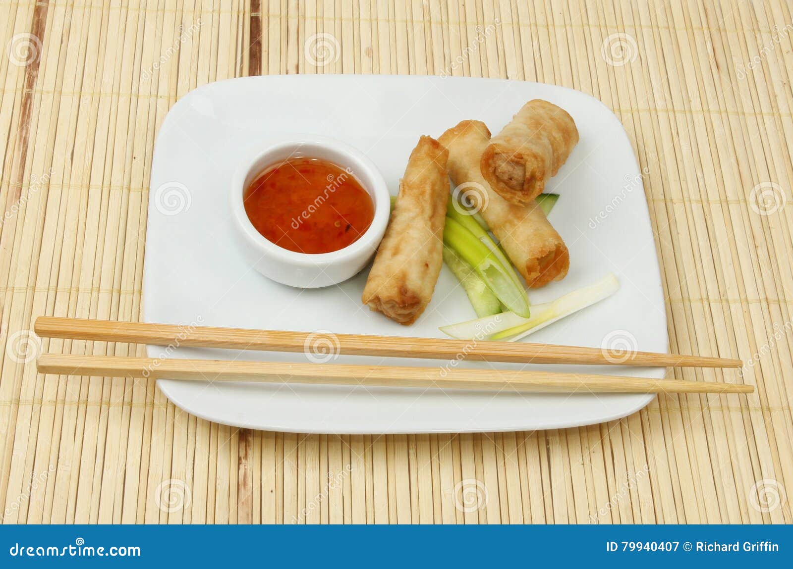 Spring rolls plate matt stock image. Image of pancake - 79940407