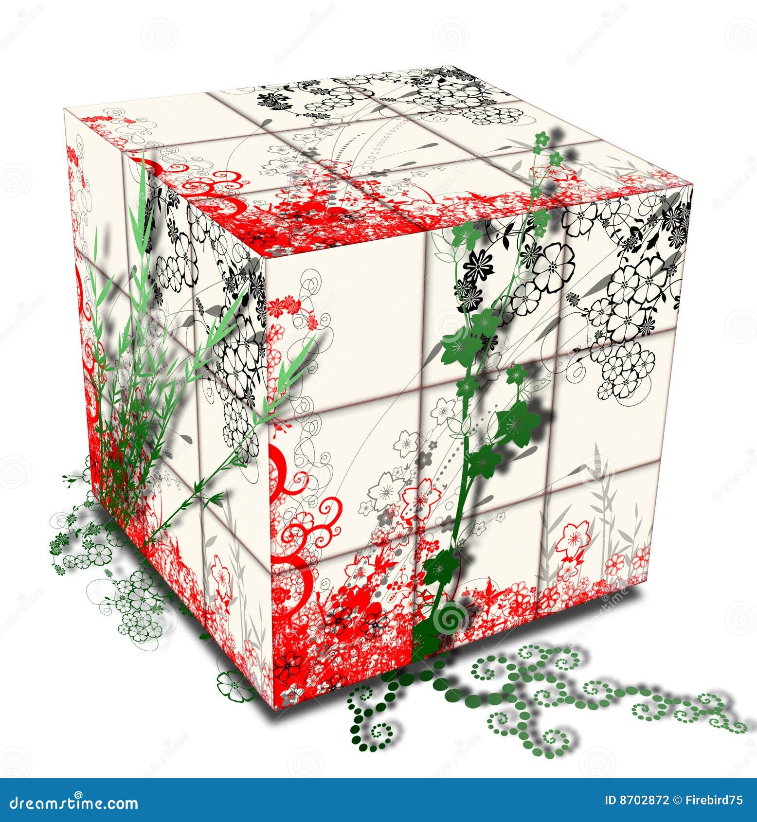 Spring s cube stock illustration. Illustration of toys - 8702872