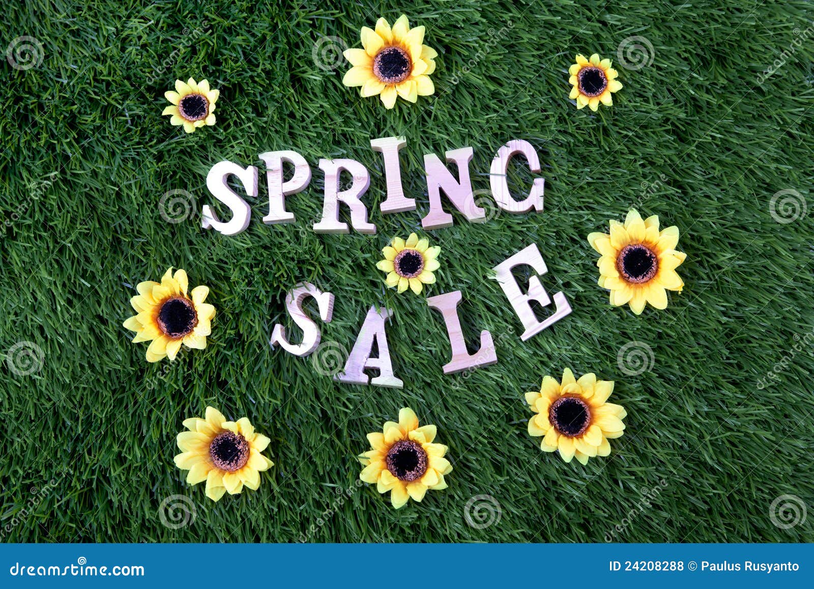 Spring sale stock photo. Image of copy, lawn, conceptual - 24208288