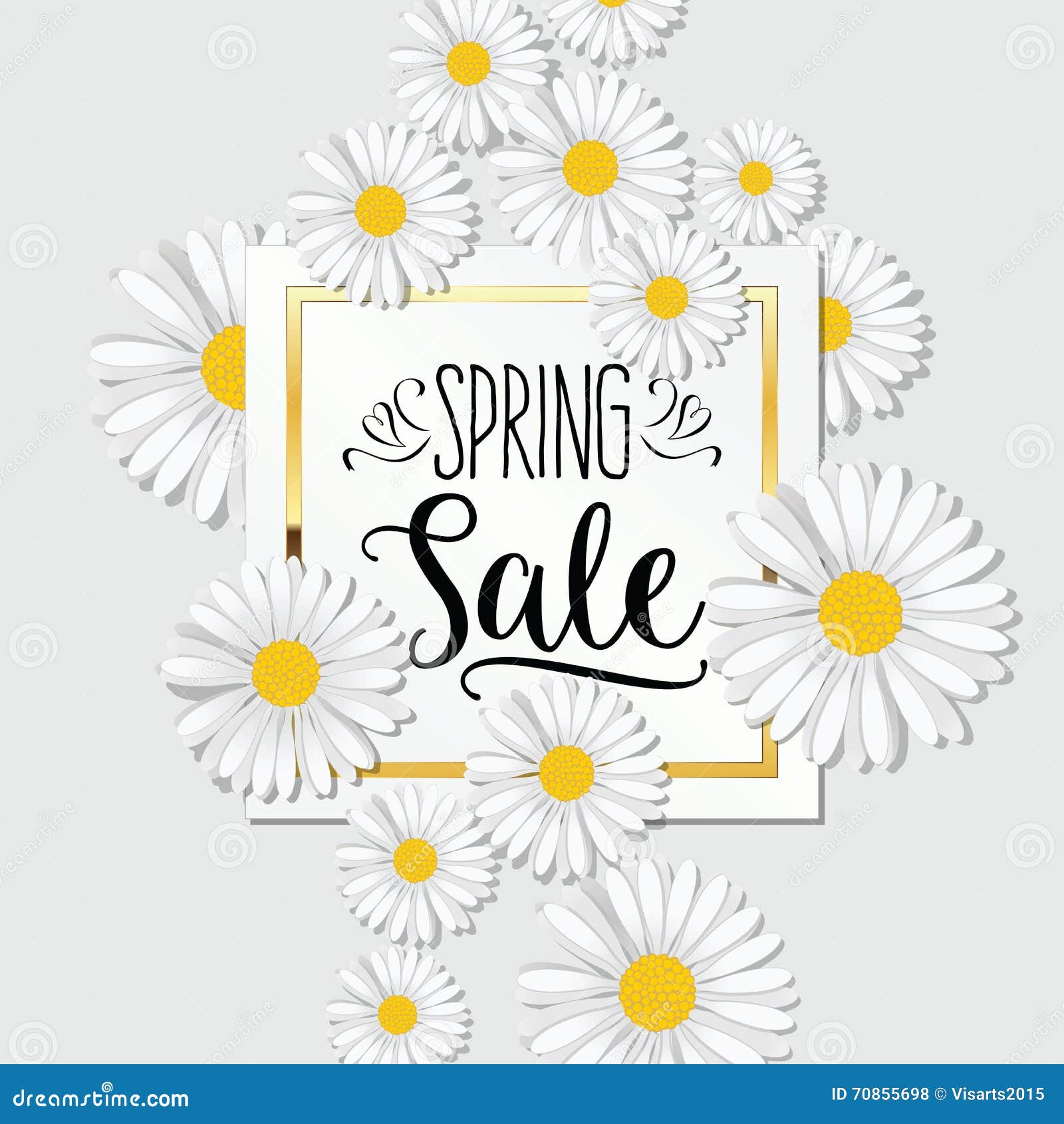 Spring Sale Banner. Background for Spring Seasonal Promotion Stock ...