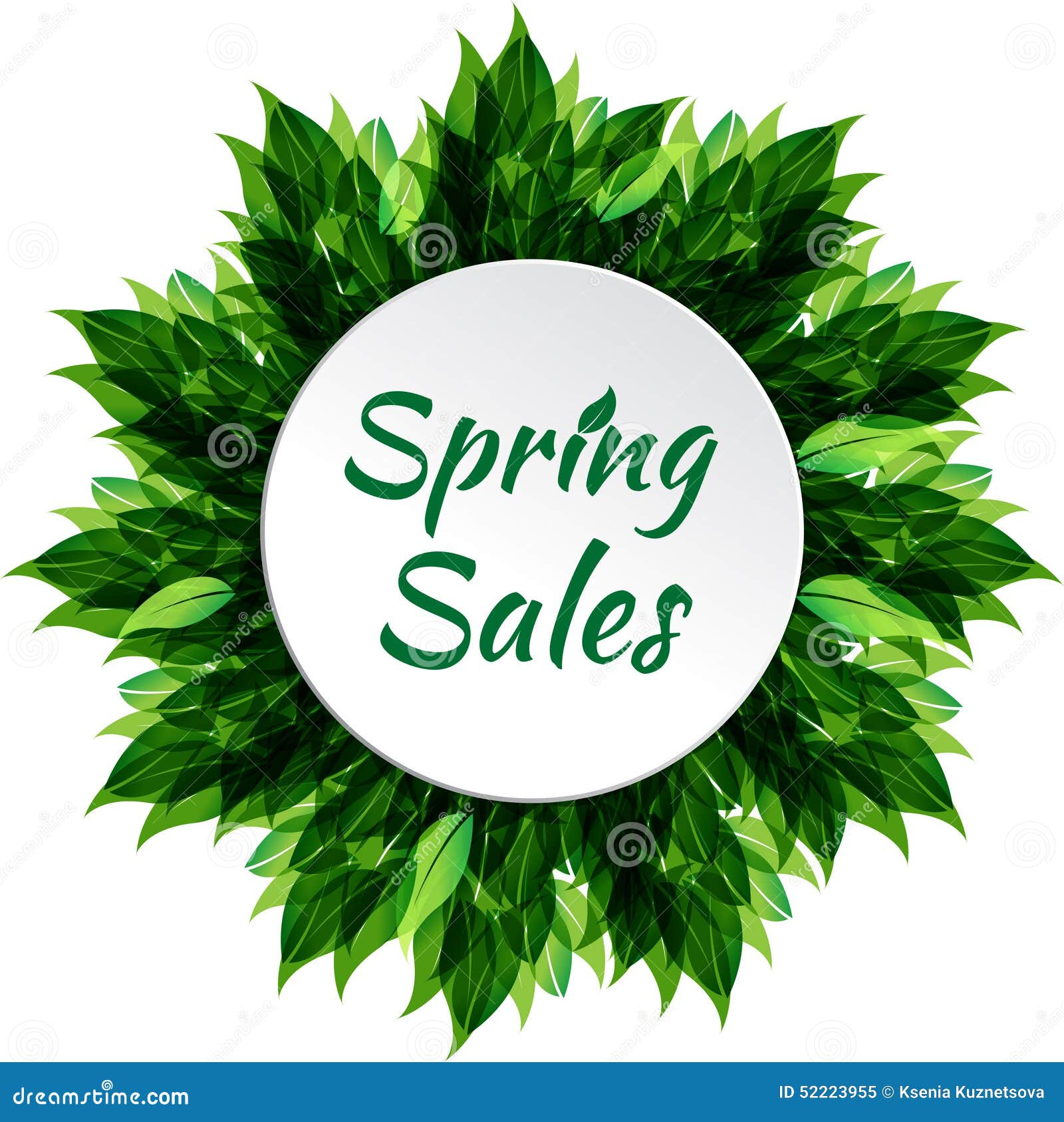 Spring sale banner stock vector. Illustration of white - 52223955