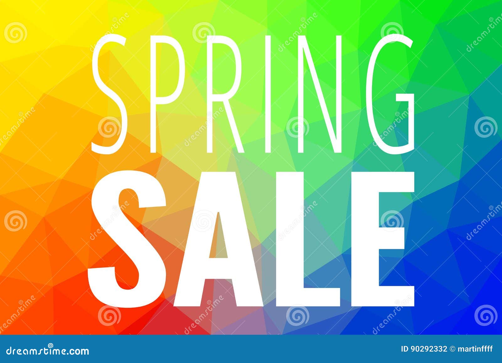 Spring sale banner stock vector. Illustration of offer - 90292332