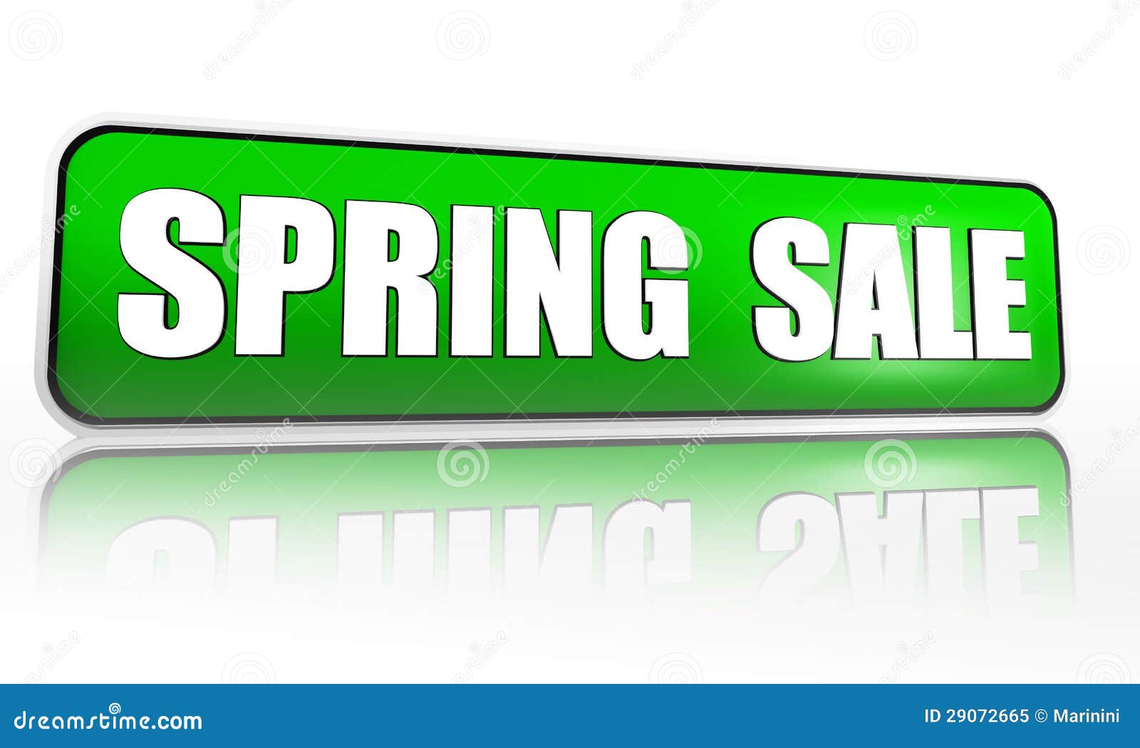 Spring sale green banner stock illustration. Illustration of purchase ...