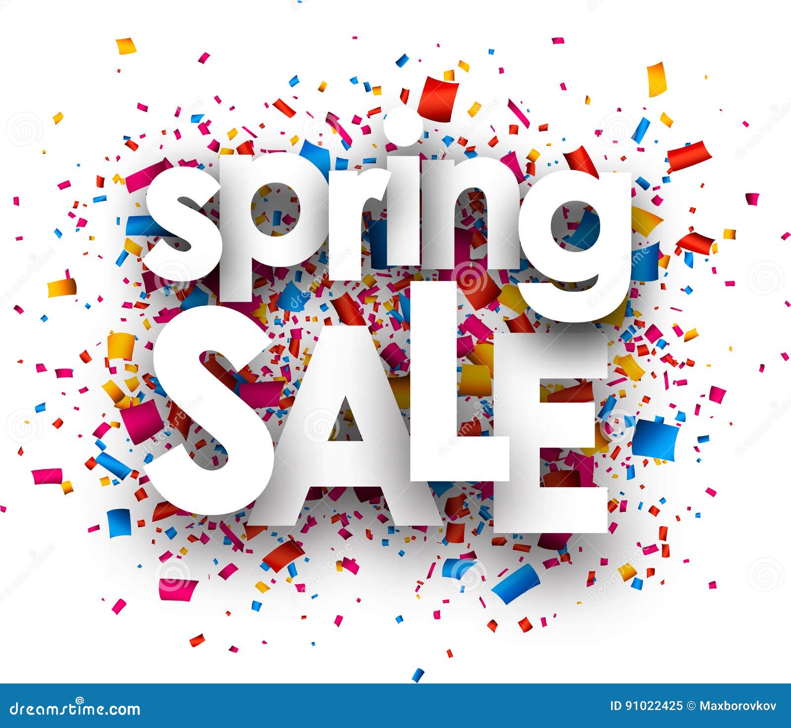 Spring Sale Paper Background. Stock Vector - Illustration of design ...