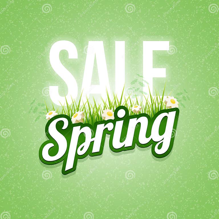 Spring Sale stock vector. Illustration of discount, special - 38614394