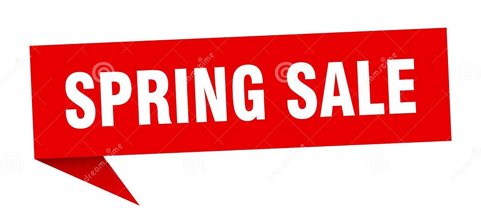 Spring sale speech bubble. stock vector. Illustration of vector - 153890808