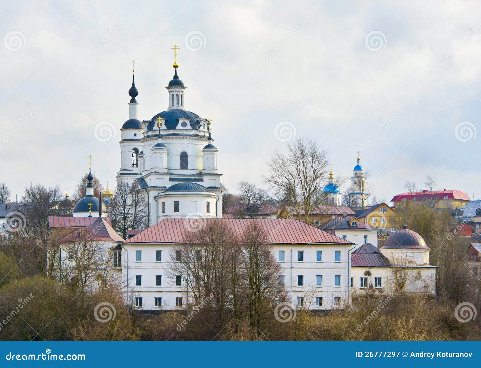 Spring scene in Russia stock image. Image of bush, orthodox - 26777297