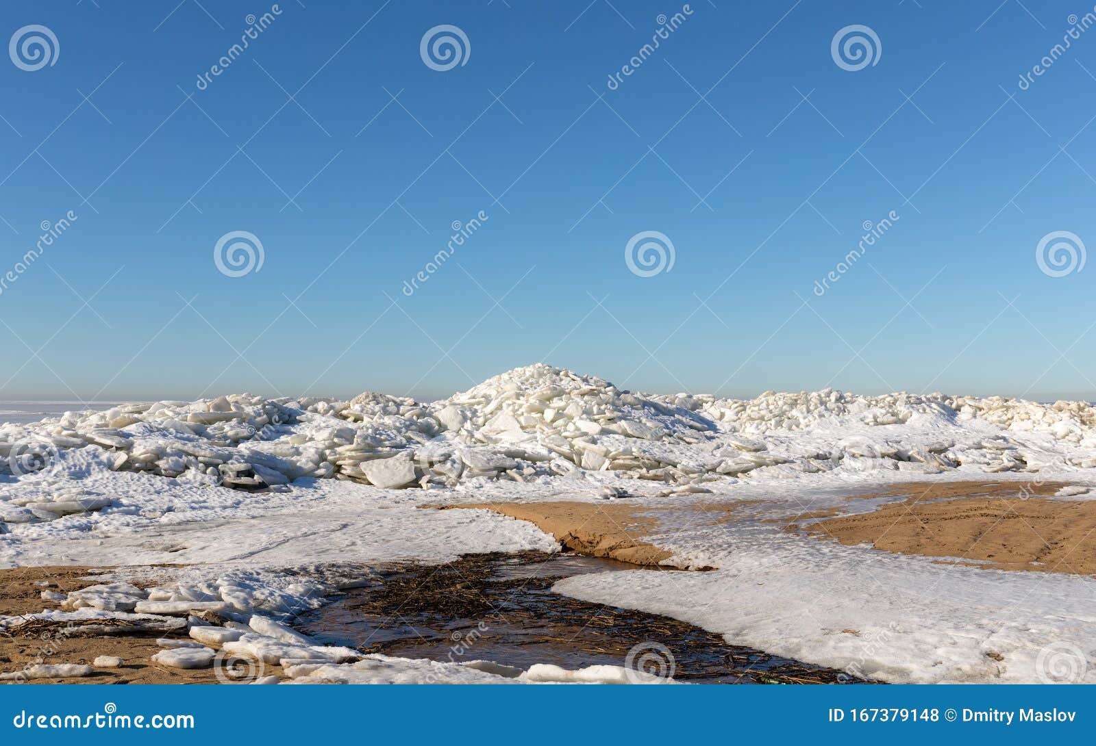 Spring at sea stock photo. Image of edge, cold, color - 167379148