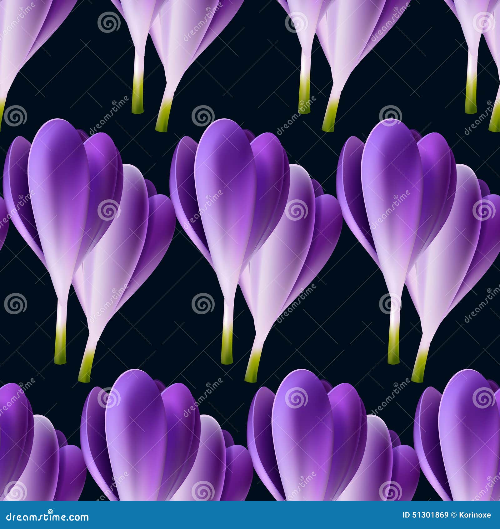 Spring seamless background stock vector. Illustration of color - 51301869