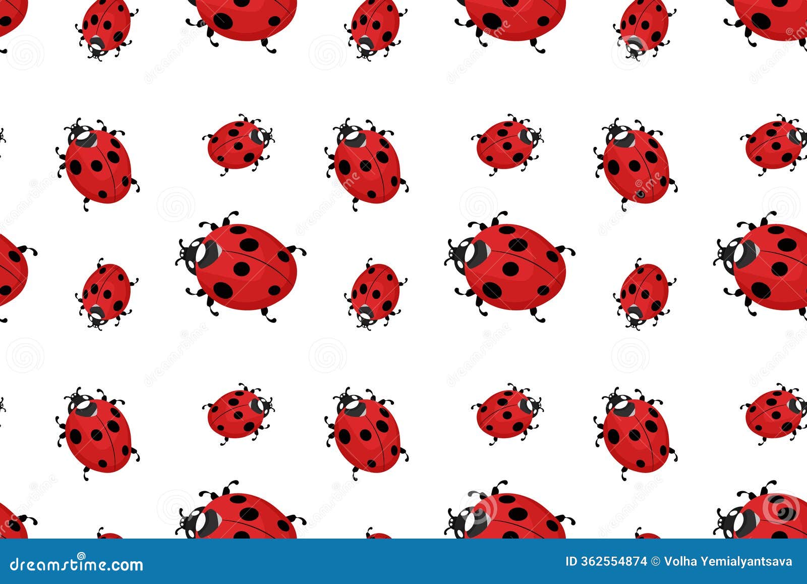 Ladybug Background. Vector Illustration | CartoonDealer.com #21209988